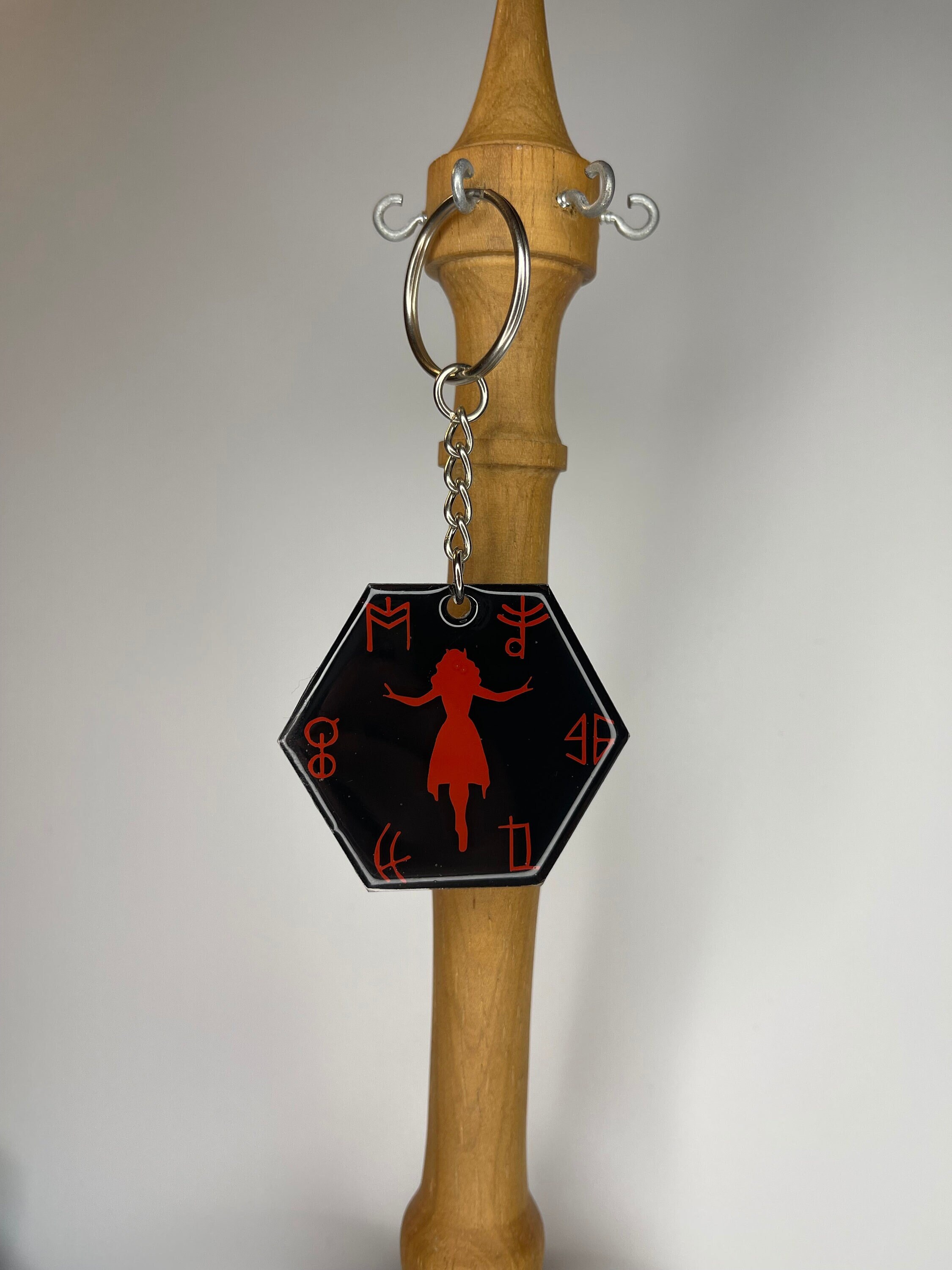 Scarlet Witch Wanda Maximoff Keychains Wandavision MCU - Etsy
