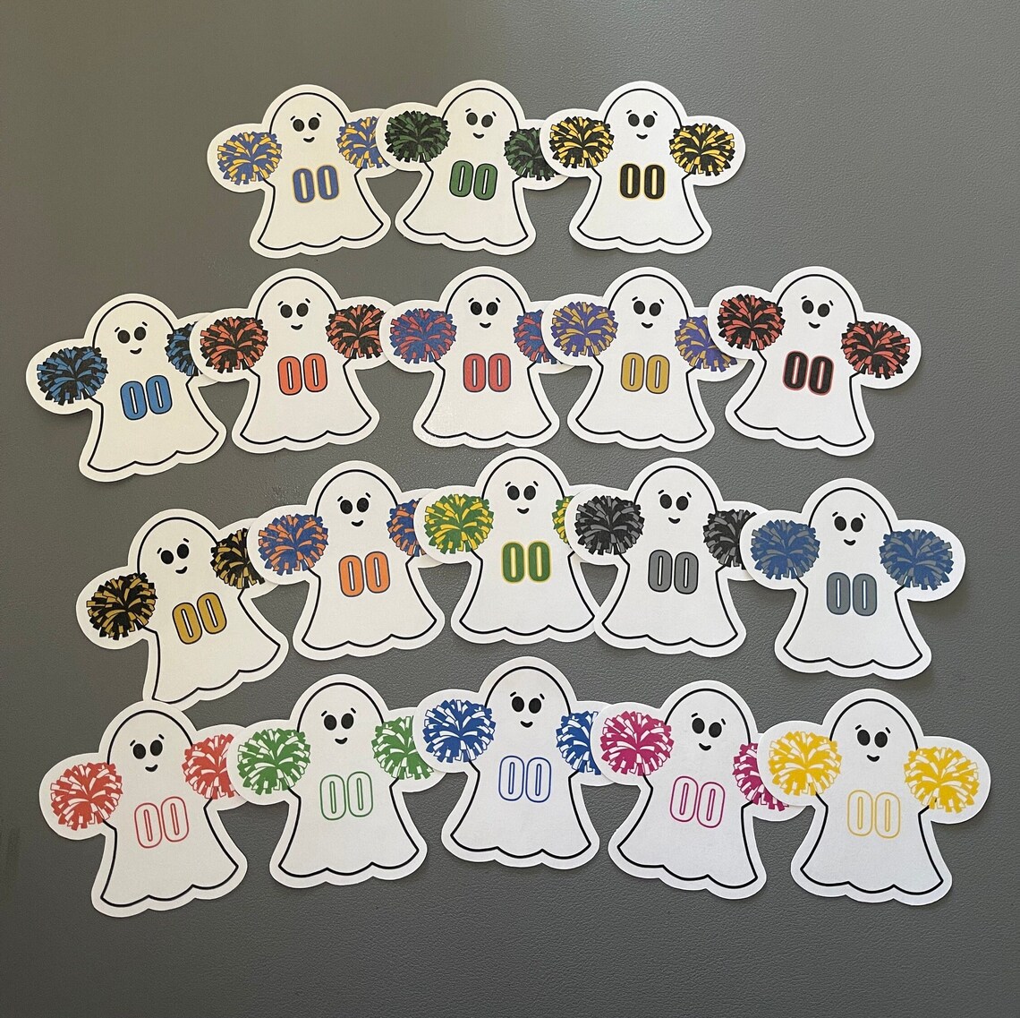 Cheer Ghost Sticker Sports Team - Etsy