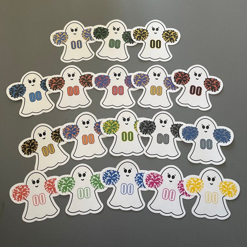 Cheer Ghost Sticker Sports Team - Etsy