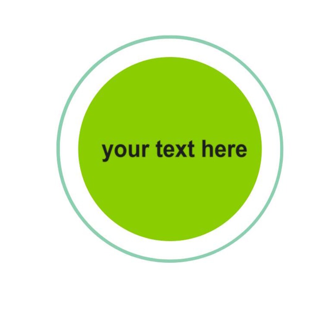 Custom Brat Pin Back Button Badge Pin | 1.25 in Button With Your Text ...