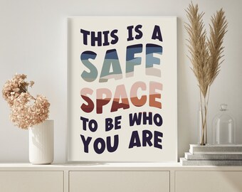 This is a Safe Place Print - Etsy