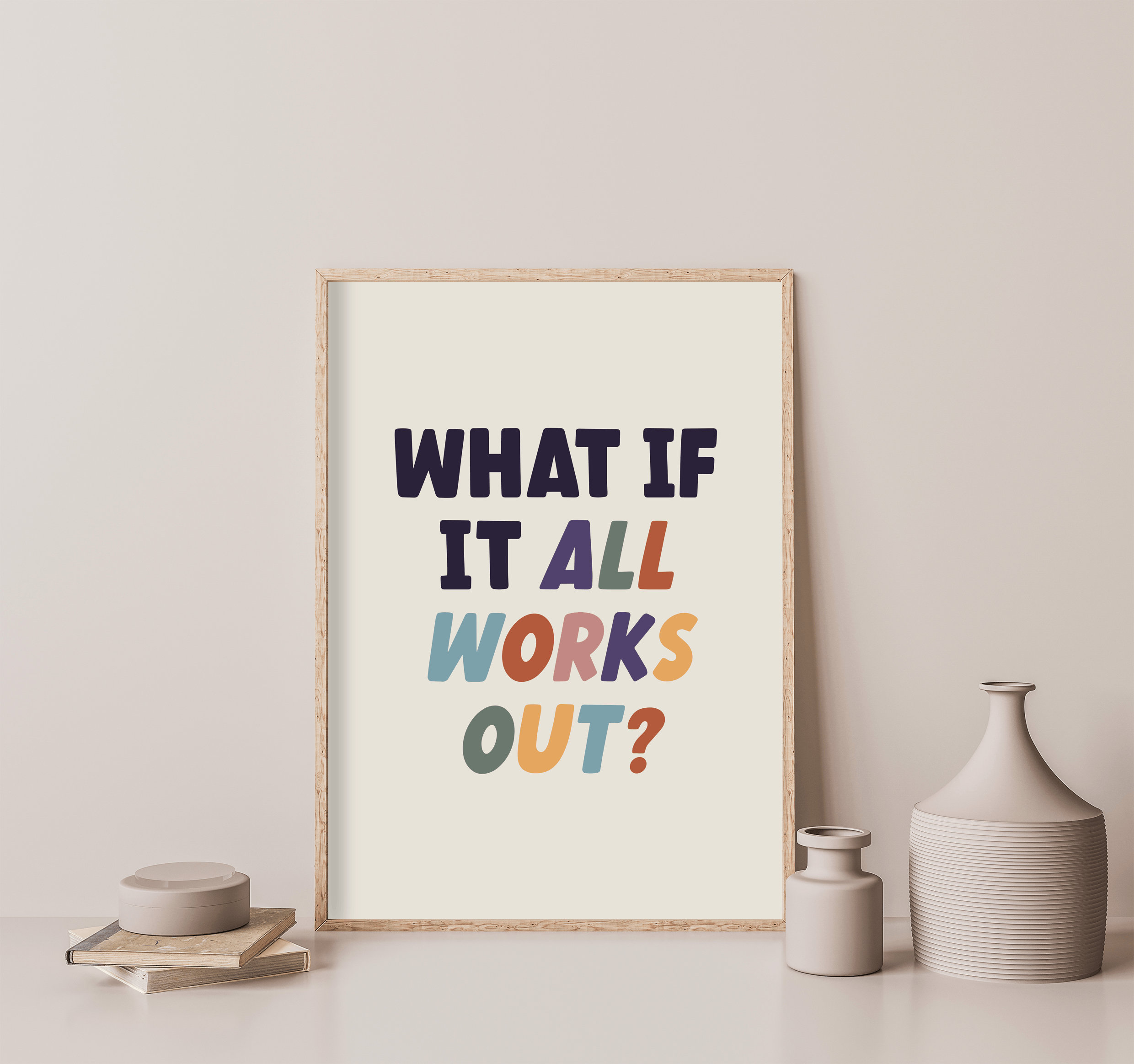 What If It All Works Out Digital Printable Art School Counselor Office ...