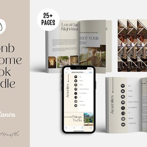 Airbnb Host Book Template Editable Airbnb Welcome Guide - Etsy