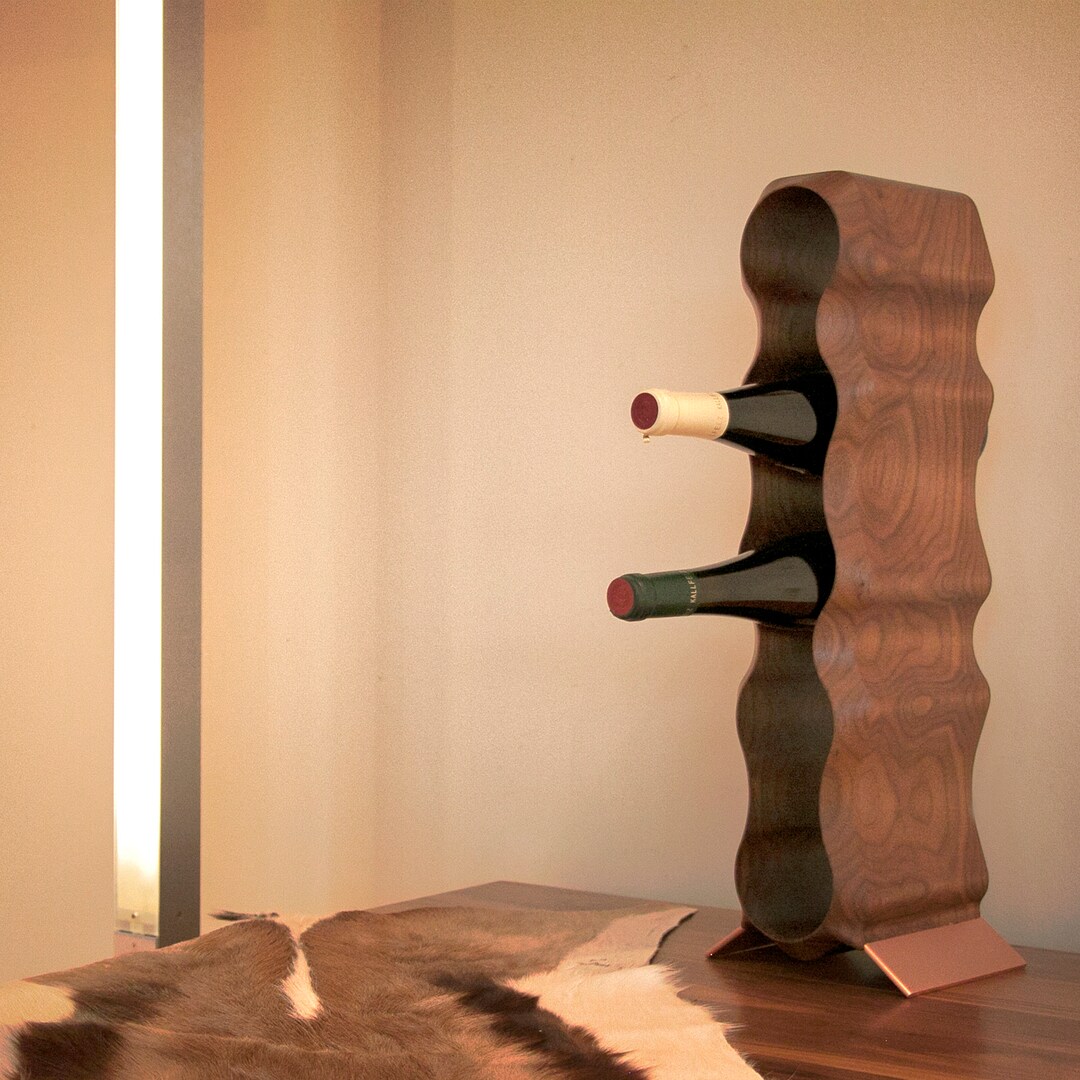 Modern Wood Wine Stand, Trunk Wine Rack, Wooden Bar Wine Shelf, Wine ...