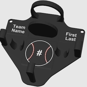 Custom Dugout Buddy – Personalized Baseball & Softball Gear Hanger - Etsy