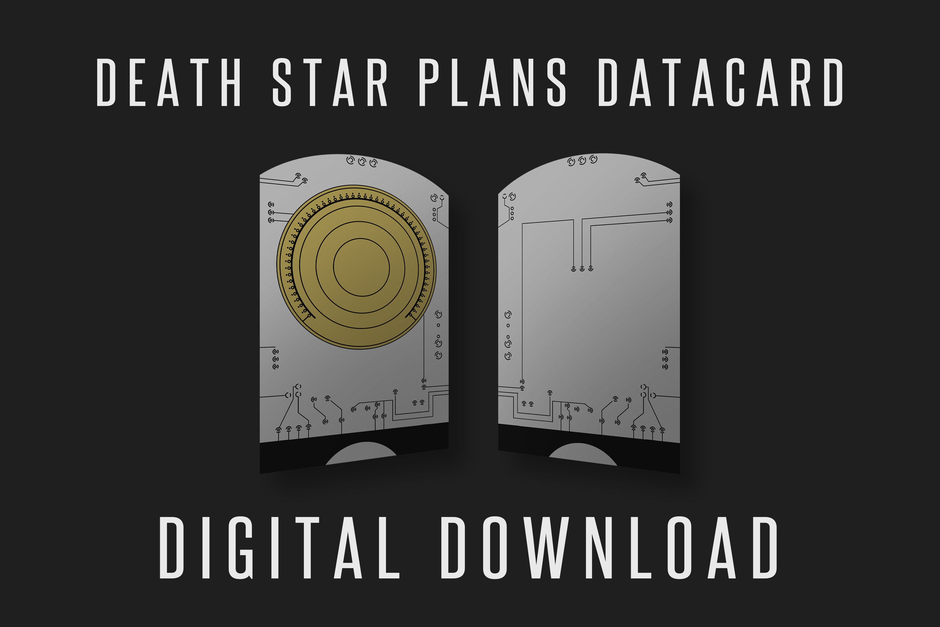 Star Wars Prop, Death Star Plans Datacard Cosplay/costume Prop - Star Wars: Rogue One - Etsy