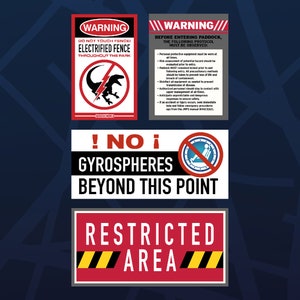 Jurassic Park Prop Replica, Jurassic World Signage, Jurassic World Sign ...