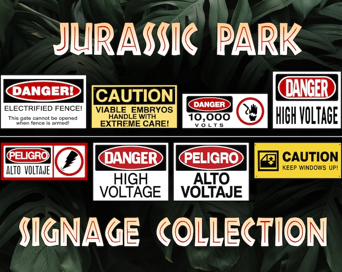 Raptor Warning Sign, Dinosaur Sign, Greyscale Dinosaur, DIGITAL ...