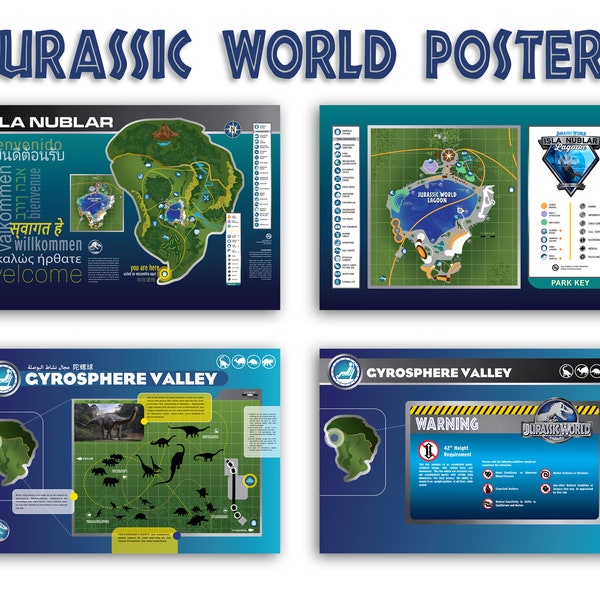 Jurassic World Art - Etsy