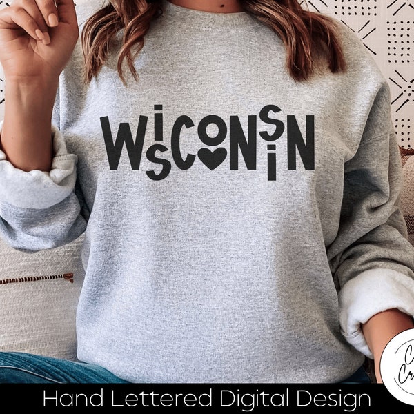 Wisconsin Svg - Etsy