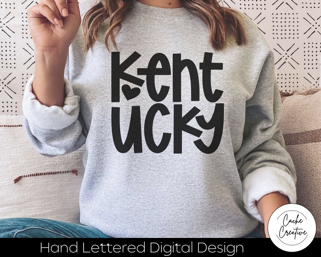 Kentucky State SVG: Hand Lettered Design (digital Download) - Etsy