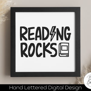 Reading Rocks SVG INSTANT Download Dxf, Svg, Eps, Png, Jpg, Pdf for Use ...