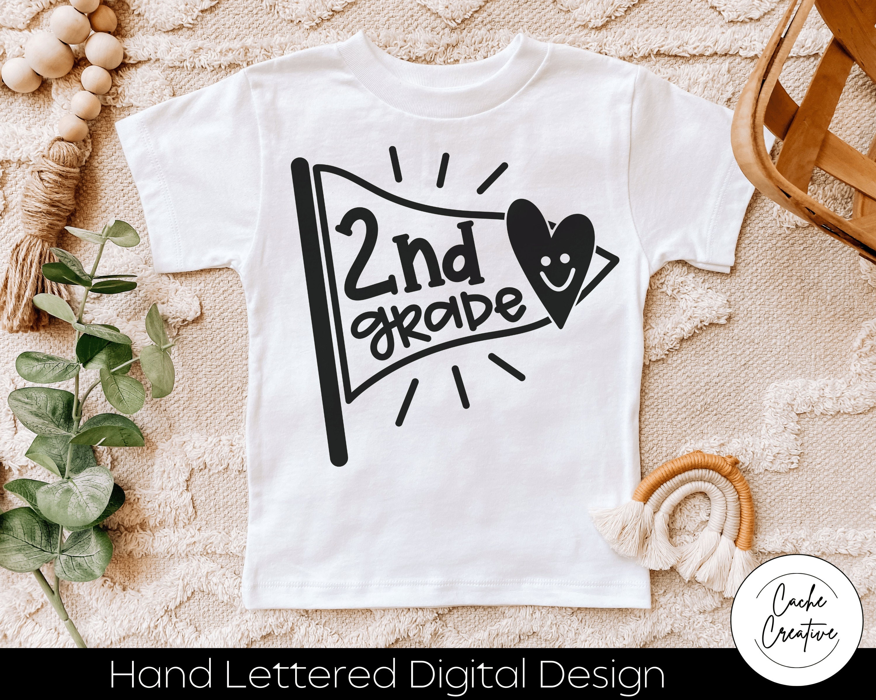 2nd Grade I Second Grade SVG INSTANT DOWNLOAD Dxf Svg Eps - Etsy