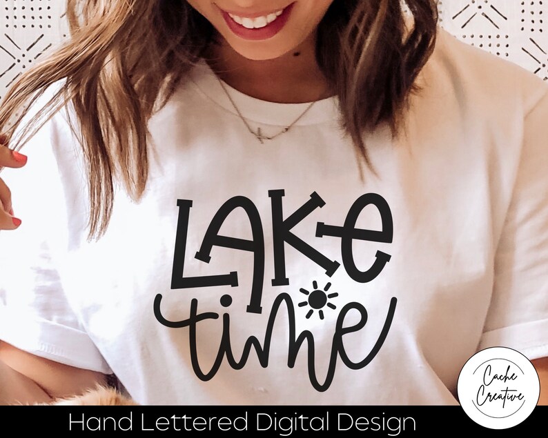 Lake Time SVG INSTANT DOWNLOAD Dxf Svg Eps Png Jpg Pdf - Etsy