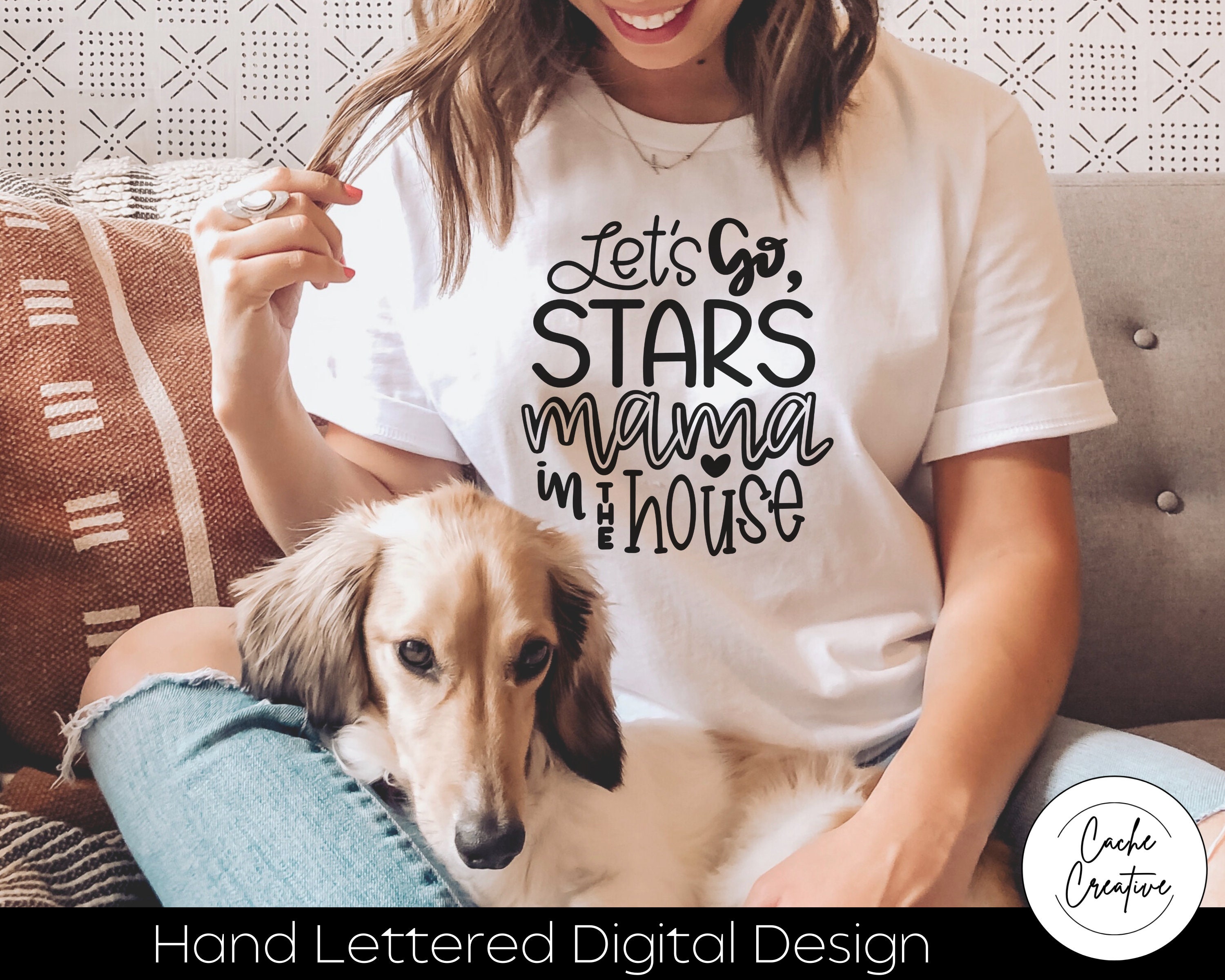 Let's Go Stars Mama SVG INSTANT DOWNLOAD Dxf, Svg, Eps, Png, Jpg, Pdf ...