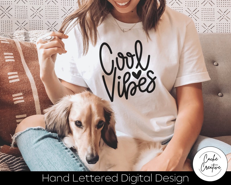 Cool Vibes SVG INSTANT DOWNLOAD Dxf Svg Eps Png Jpg Pdf - Etsy