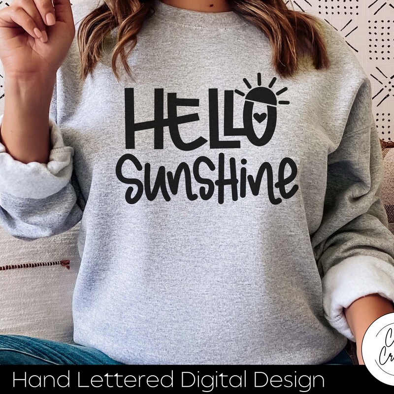 Hello Sunshine Svg - Etsy