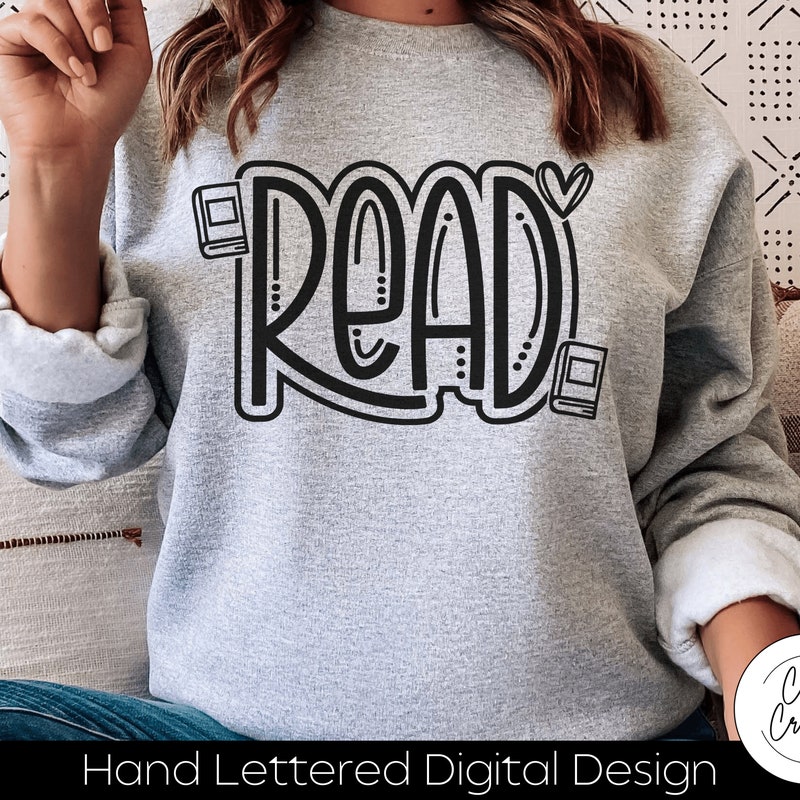 Reading Svg - Etsy