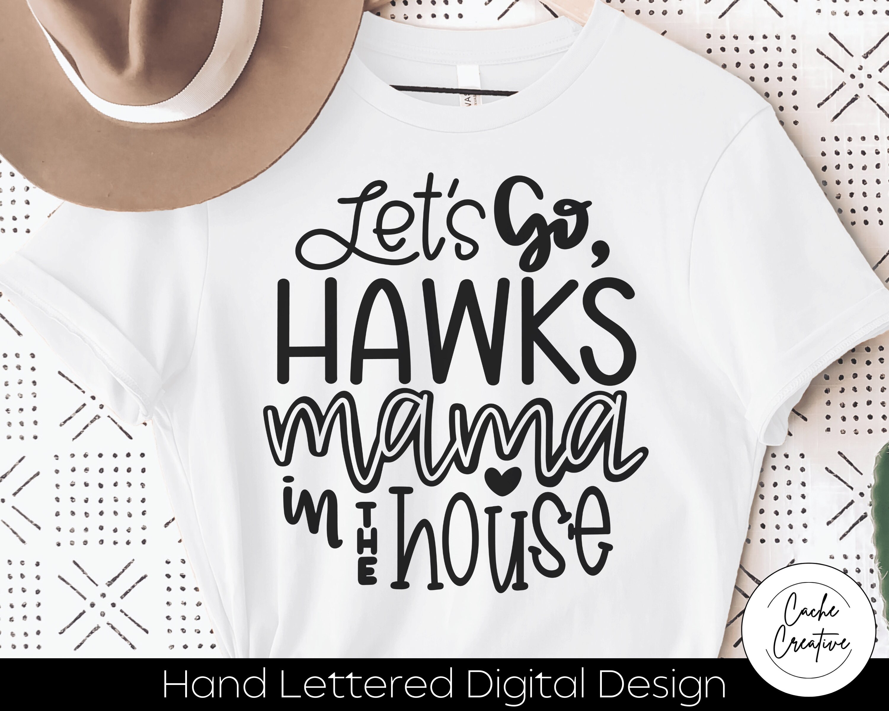 Let's Go Hawks Mama SVG INSTANT DOWNLOAD Dxf Svg Eps - Etsy