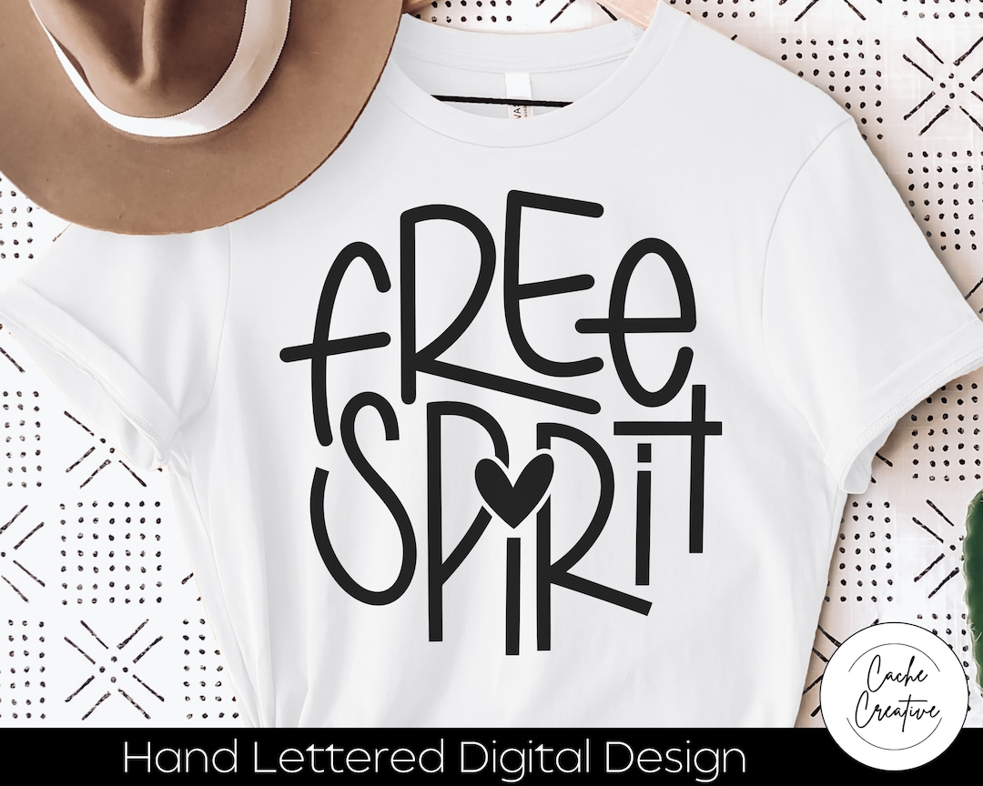 Free Spirit SVG INSTANT DOWNLOAD Dxf, Svg, Eps, Png, Jpg, Pdf for Use ...