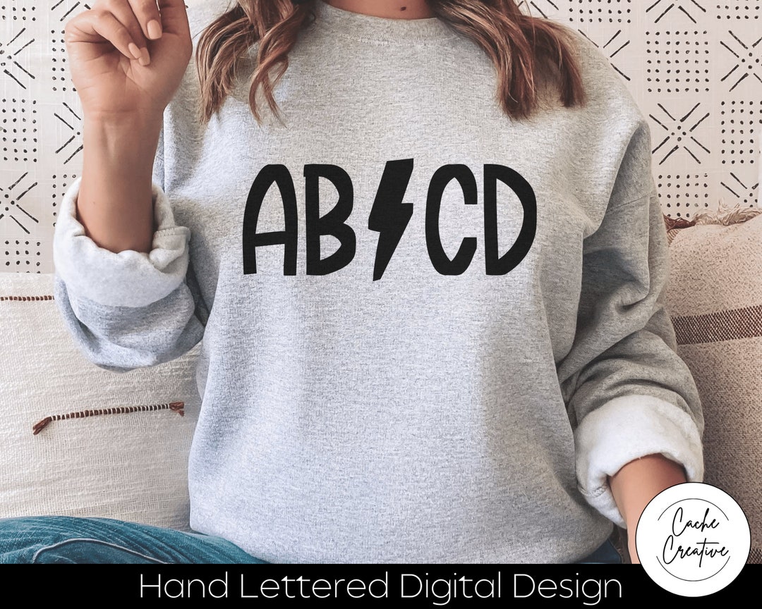 ABCD Rock SVG INSTANT Download Dxf Svg Eps Png Jpg Pdf - Etsy
