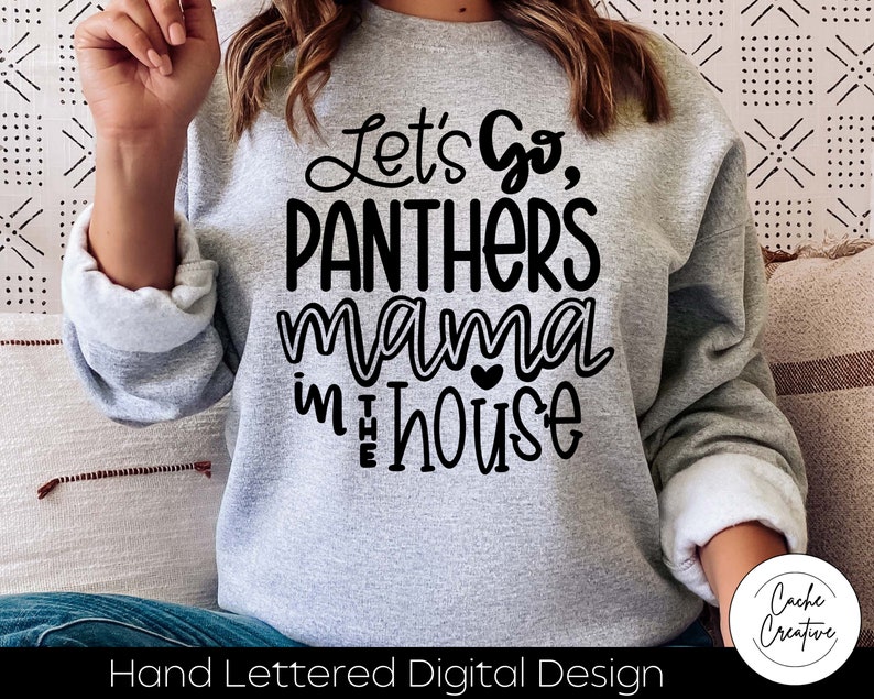 Let's Go Panthers Mama SVG INSTANT DOWNLOAD Dxf Svg Eps - Etsy