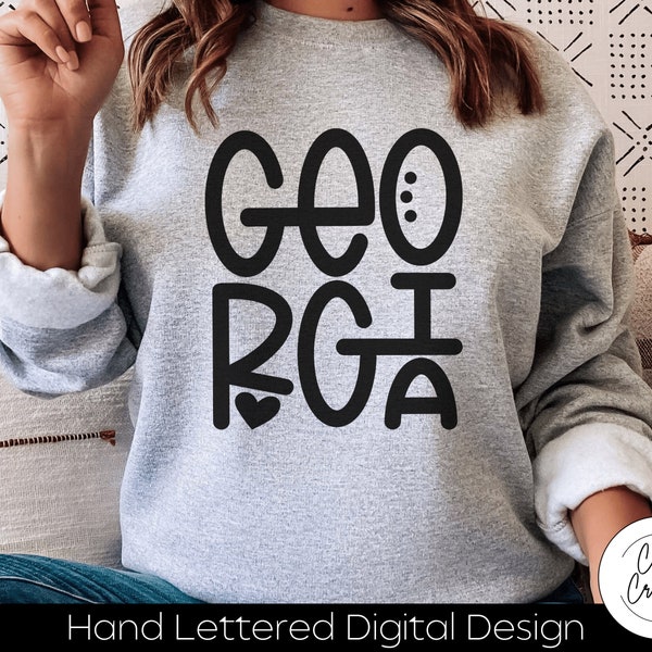 Georgia Peach Svg - Etsy