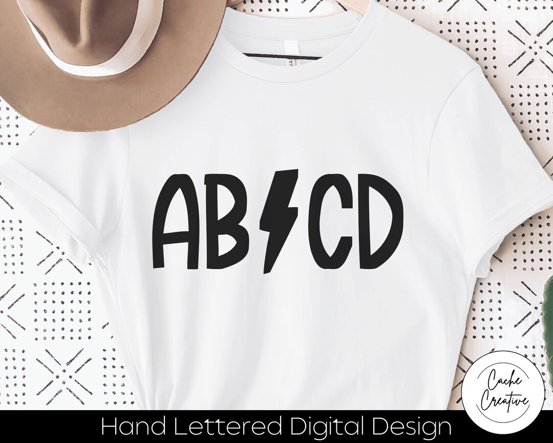 ABCD Rock SVG INSTANT Download Dxf, Svg, Eps, Png, Jpg, Pdf for Use ...