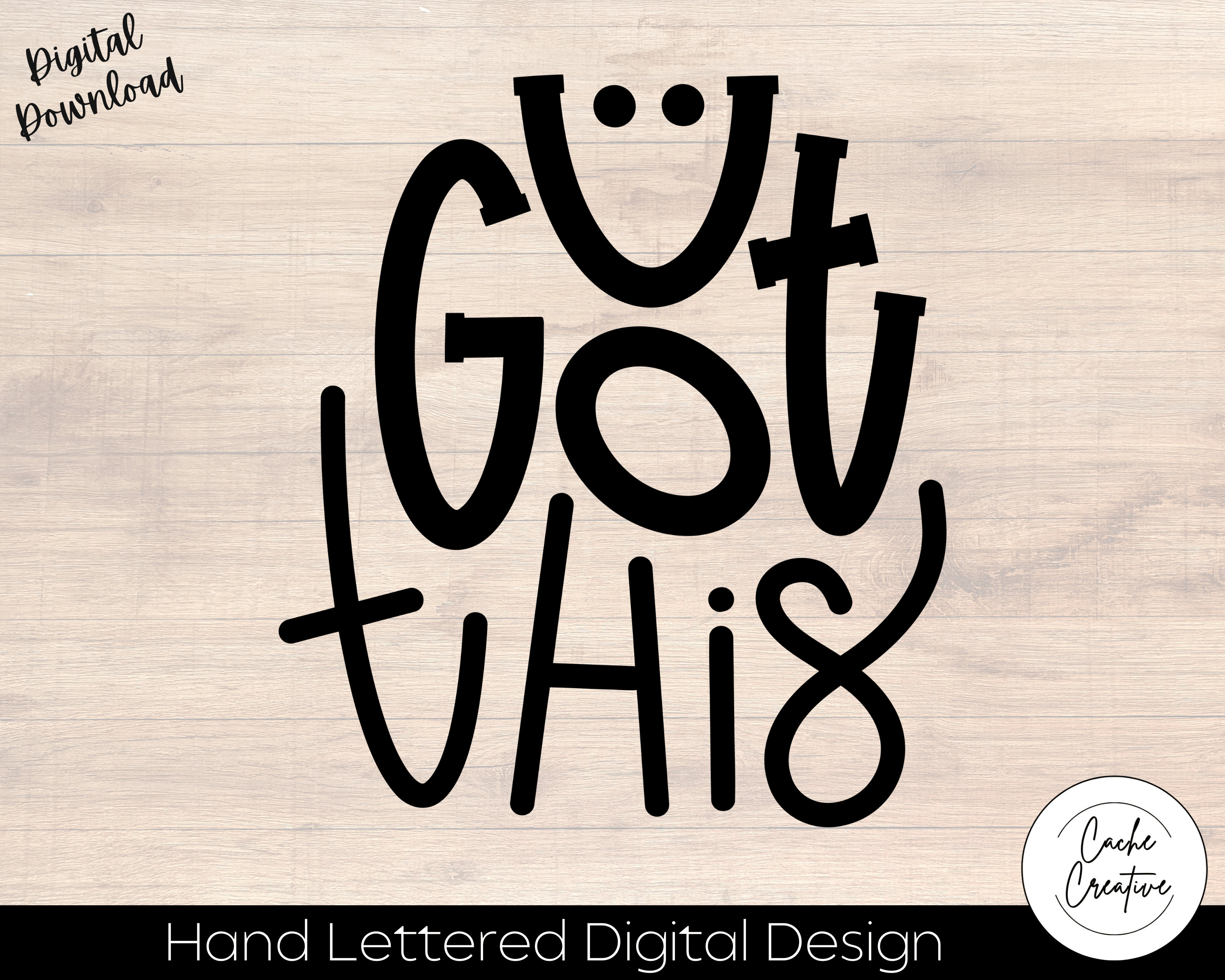 You Got This SVG INSTANT DOWNLOAD Dxf Svg Eps Png Jpg Pdf - Etsy Australia