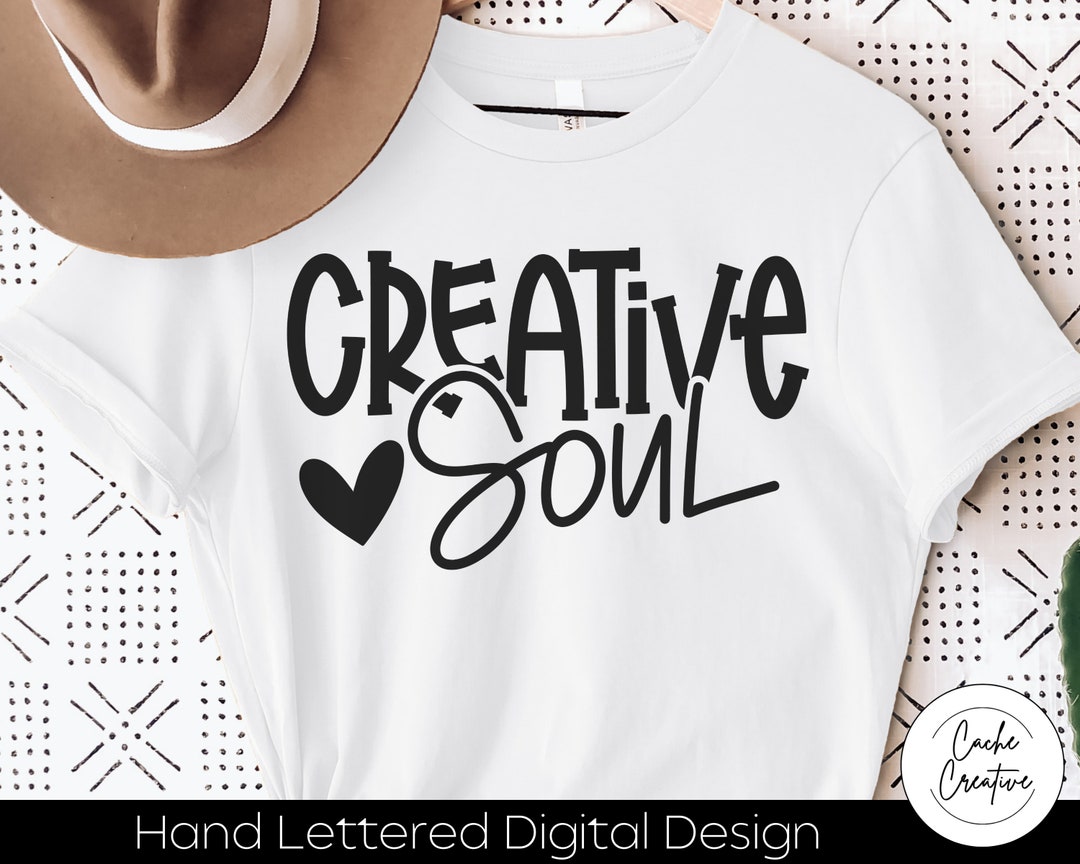 Creative Soul SVG: Hand Lettered Design (digital Download) - Etsy