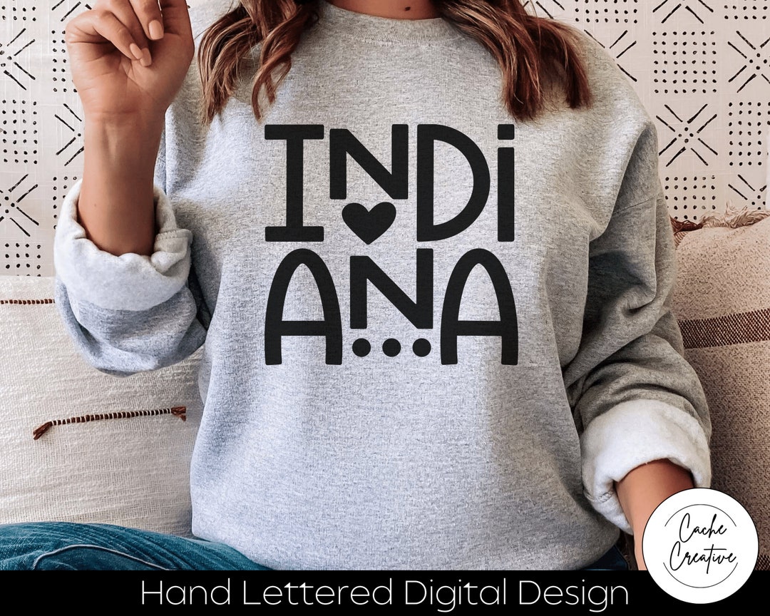 Indiana SVG, Hoosier State Svg INSTANT DOWNLOAD Dxf, Svg, Eps, Png, Jpg ...