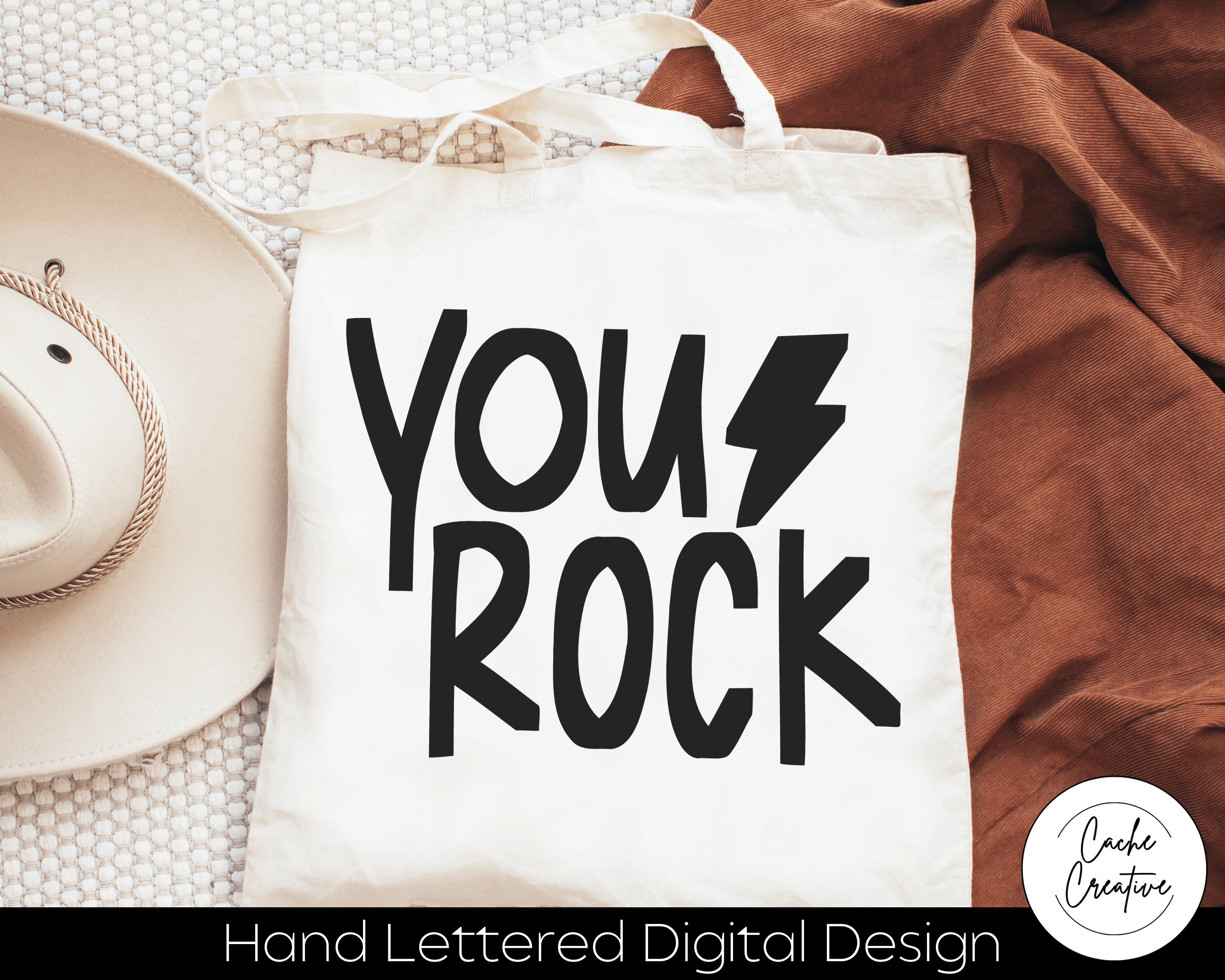 You Rock Lightning Bolt SVG INSTANT DOWNLOAD Dxf Svg Eps - Etsy