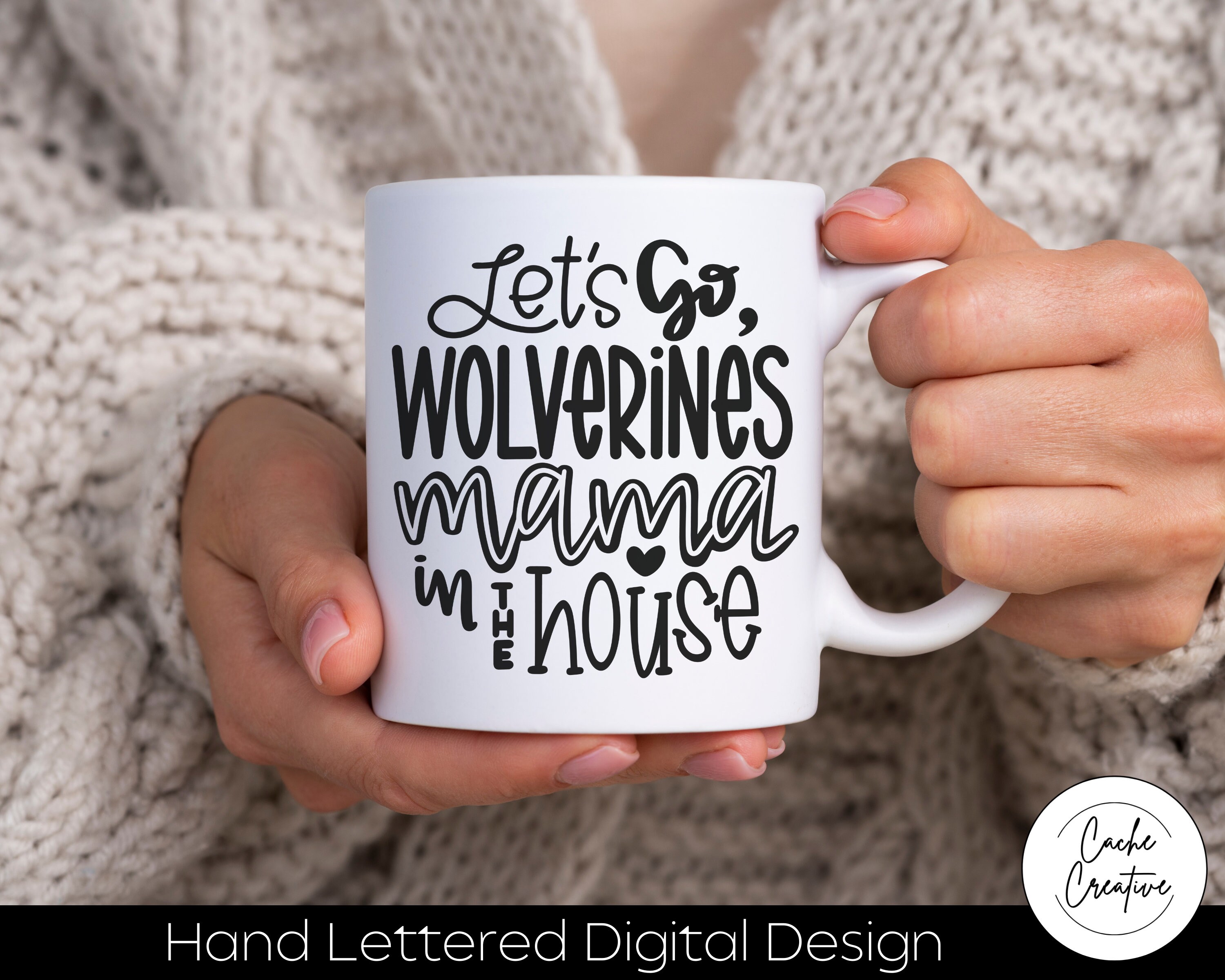 Let's Go Wolverines Mama SVG INSTANT DOWNLOAD Dxf Svg - Etsy