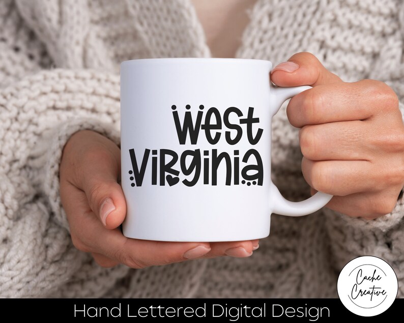 West Virginia WV Mountain State Svg INSTANT DOWNLOAD Dxf - Etsy