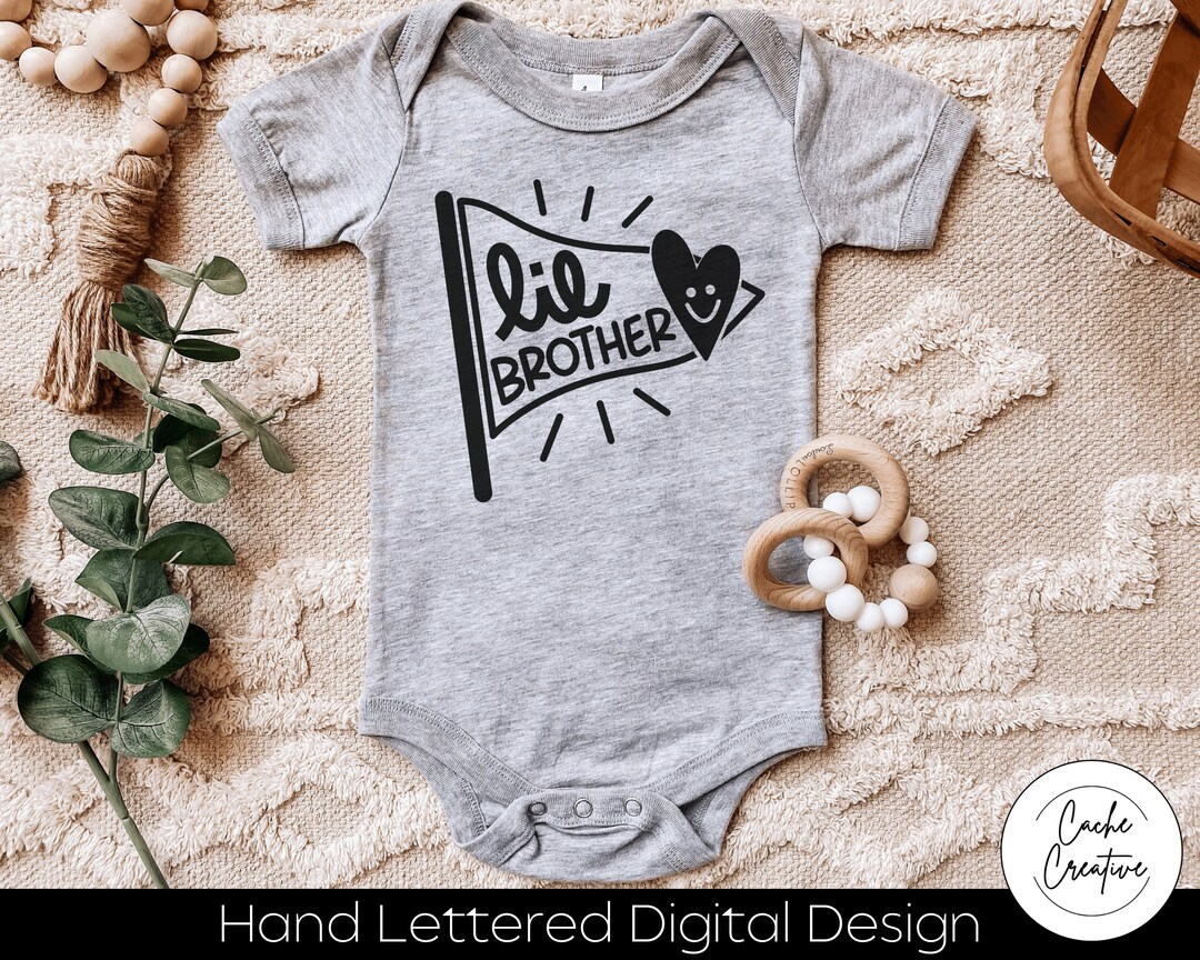 Lil brother I Little bro SVG INSTANT DOWNLOAD dxf svg eps - Etsy México