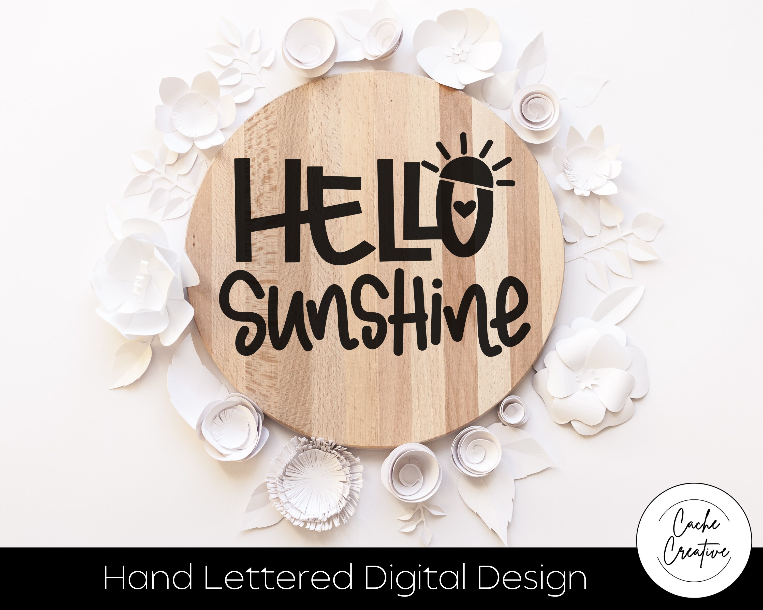 Hello Sunshine SVG INSTANT DOWNLOAD Dxf Svg Eps Png Jpg - Etsy
