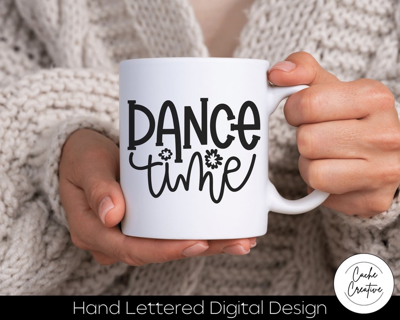 Dance Time SVG INSTANT DOWNLOAD Dxf Svg Eps Png Jpg Pdf - Etsy