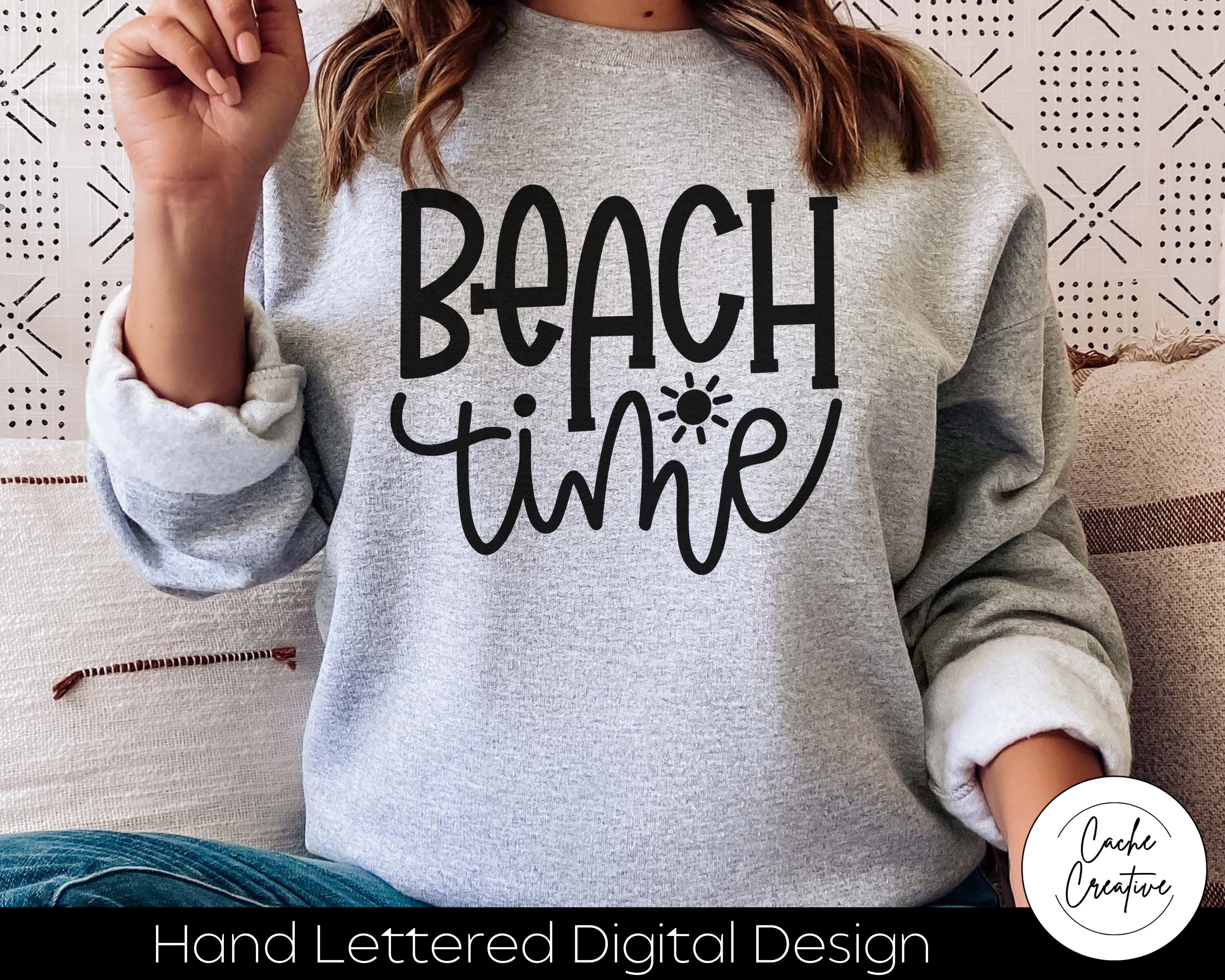 Beach Time SVG INSTANT DOWNLOAD Dxf Svg Eps Png Jpg Pdf - Etsy Israel