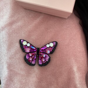 Handmade Butterfly Brooch , Pink Butterfly Pin , Monarch Butterfly ...