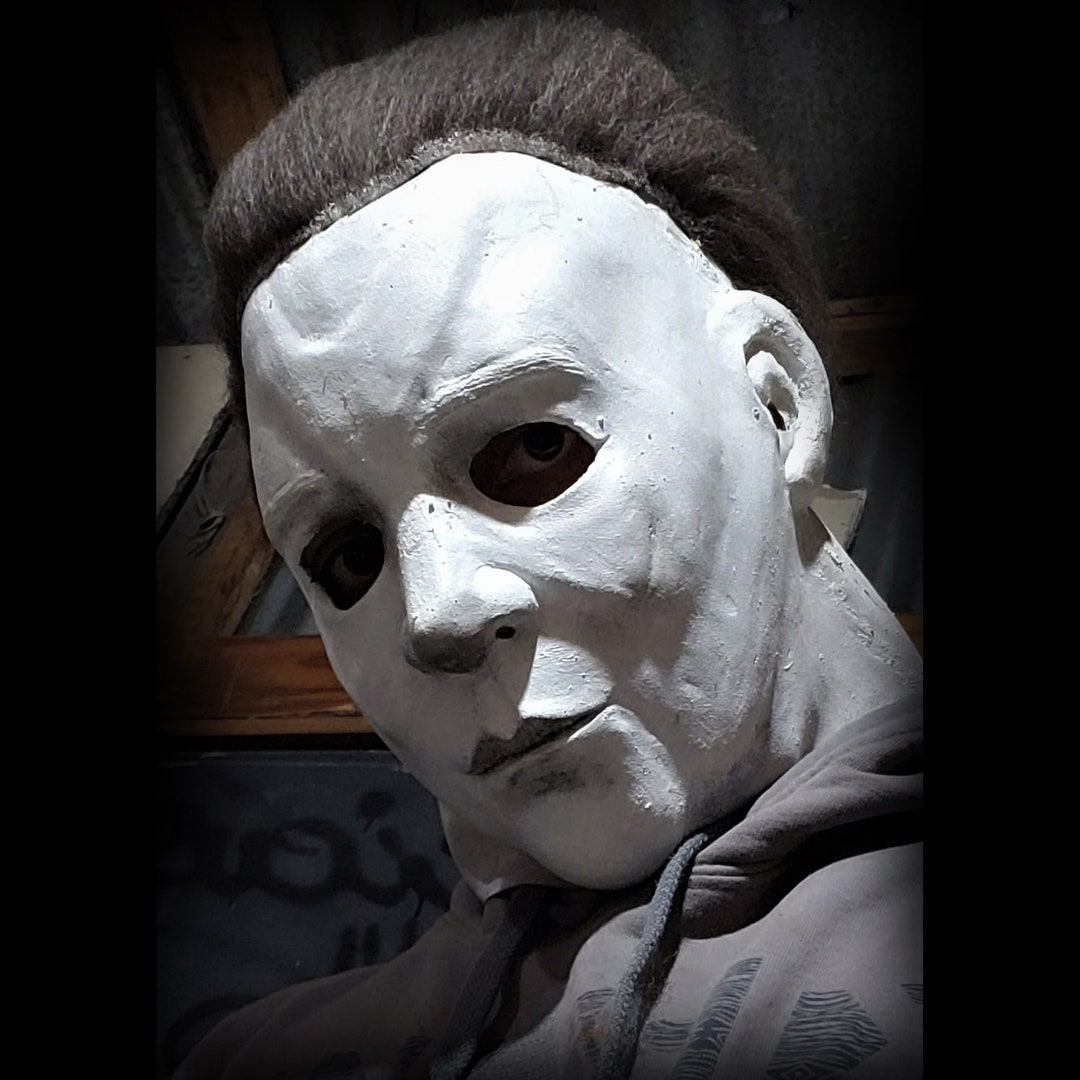 MICHAEL MYERS Latex MASK Halloween Costume Adult Horror Monster Horror ...