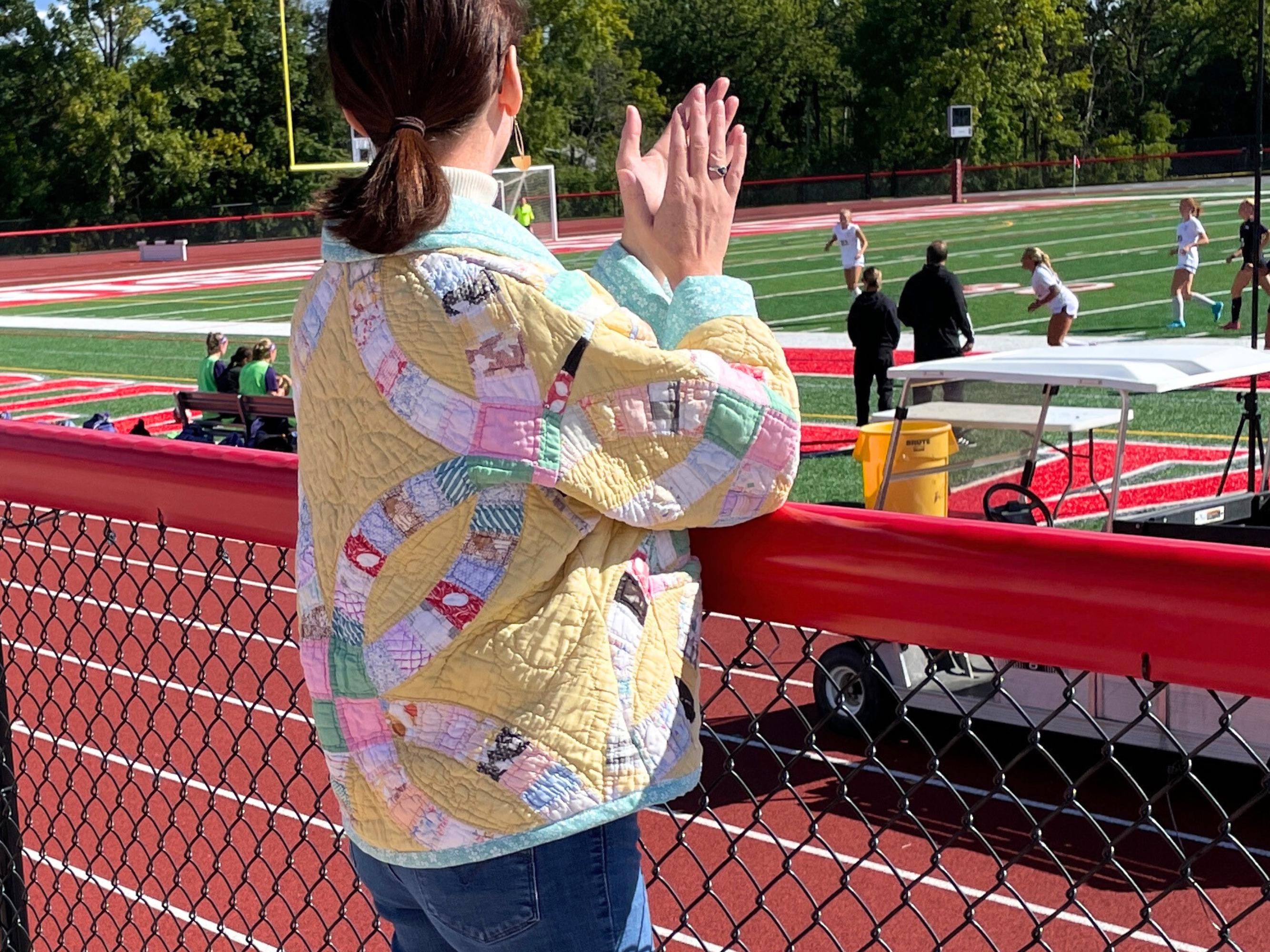 Quilt Coat Jacket Yellow Handmade - Etsy