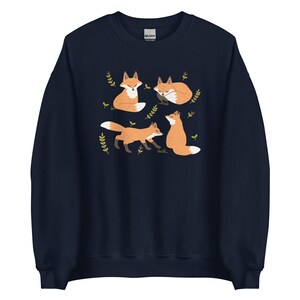 Cute Fox Sweatshirt Fox Nature Sweater Cottagecore Sweatshirt Forest ...