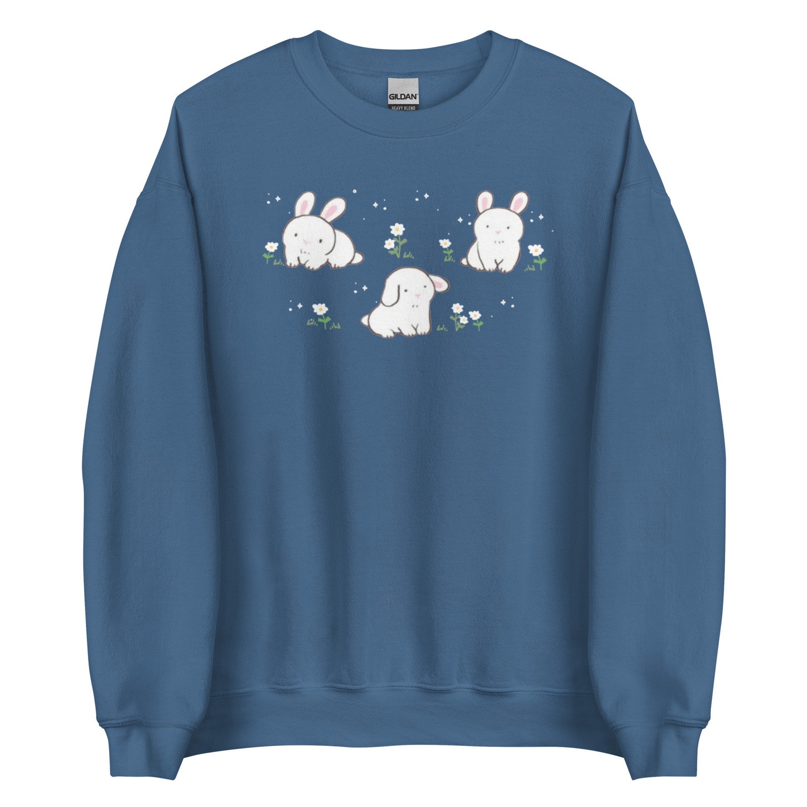 Kawaii Bunny Sweatshirt Cute Rabbit Sweater Harajuku Hoodie - Etsy