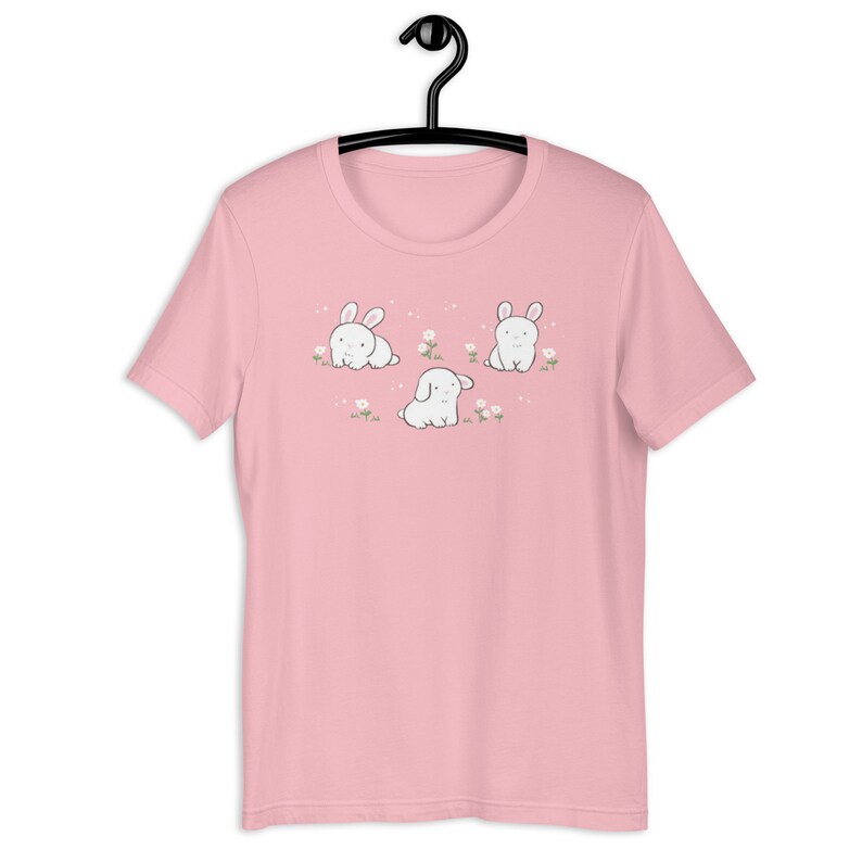 Kawaii Bunny Shirt Cute Rabbit Tshirt Gardening Top Harajuku - Etsy