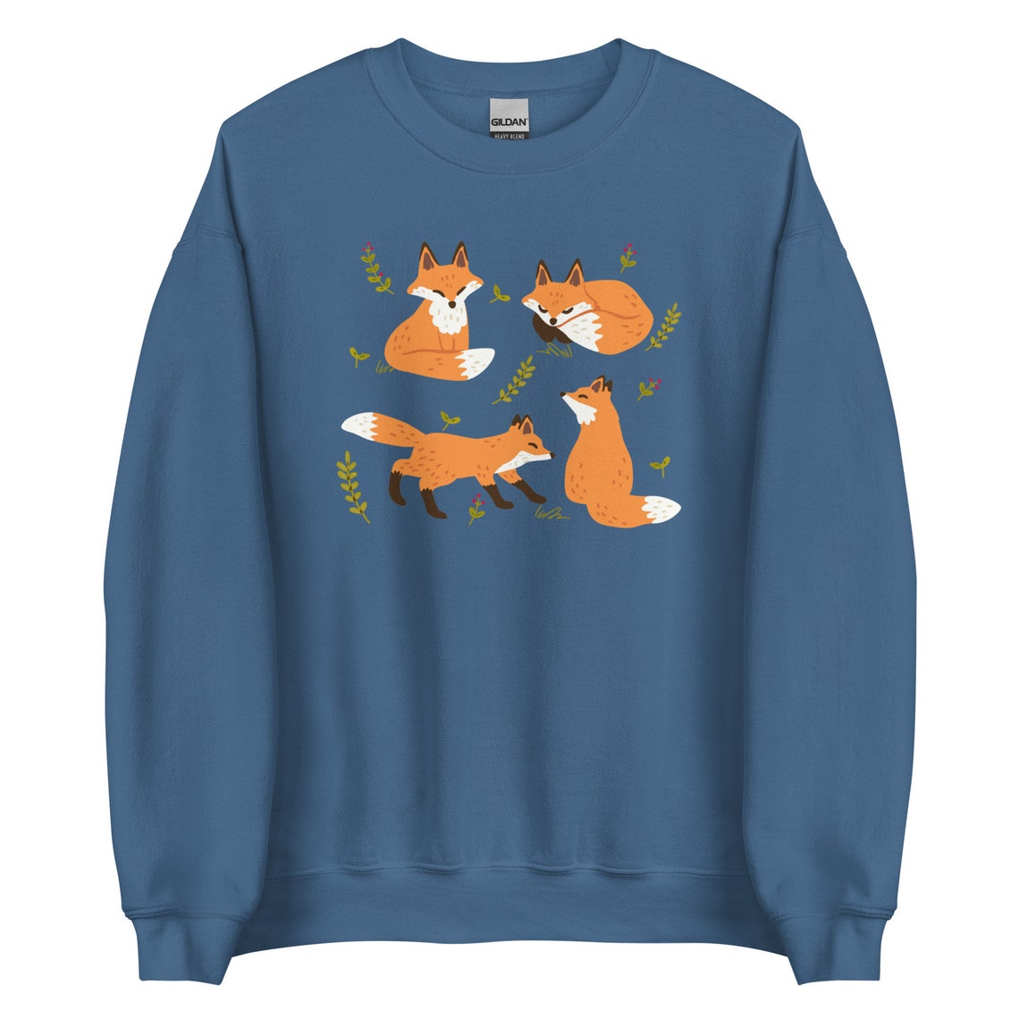 Cute Fox Sweatshirt Fox Nature Sweater Cottagecore Sweatshirt - Etsy