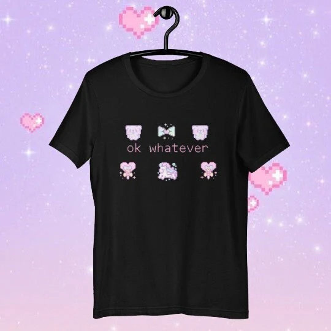 Ok Whatever Shirt Kawaii Clothing Pastel Goth Shirt Soft - Etsy España