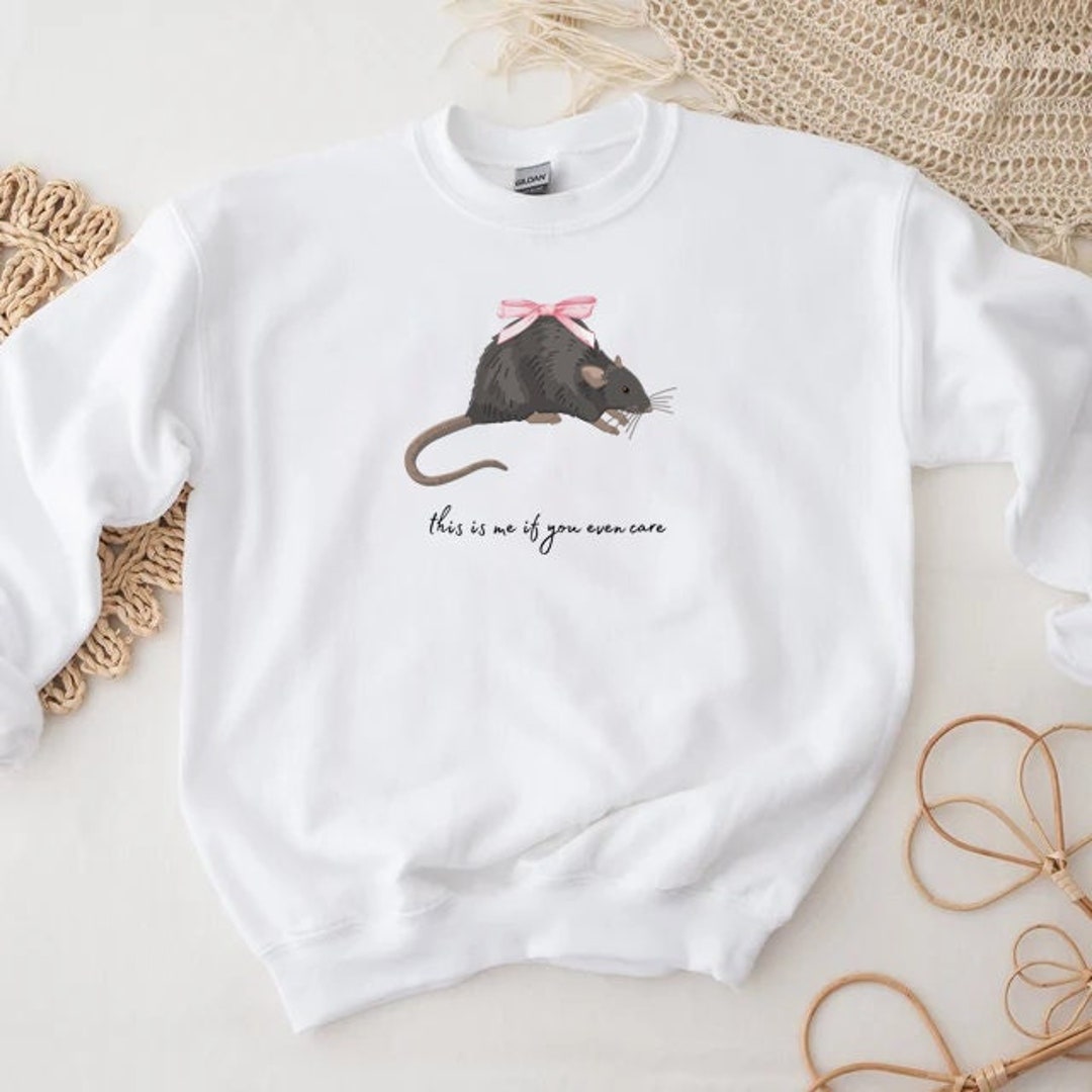 This is Me If You Even Car Sweatshirt, Rat Sweatshirt, Coquette ...