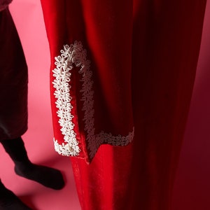 Velvet Lace Dress - Etsy