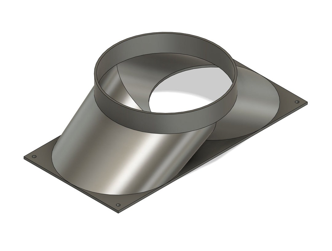 Double 140mm Fan Shroud to 4, 6, 8 or 10 Inches Tube - Etsy