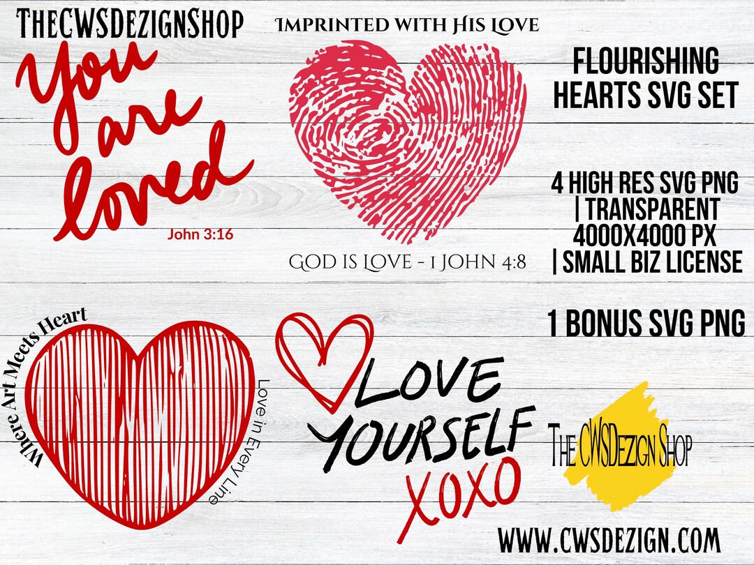 Flourishing Hearts SVG Collection: Designs for Self-love and Creativity ...